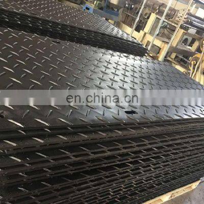 hdpe plastic road mat supplier wear resist uhmwpe 4x8 ft ground heavy duty rubber temporary ...