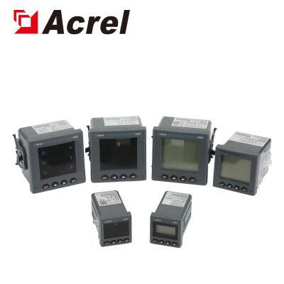 Acrel AMC72L-E4/KC LCD display digital panel mount three phase energy meters of Multifunction ...